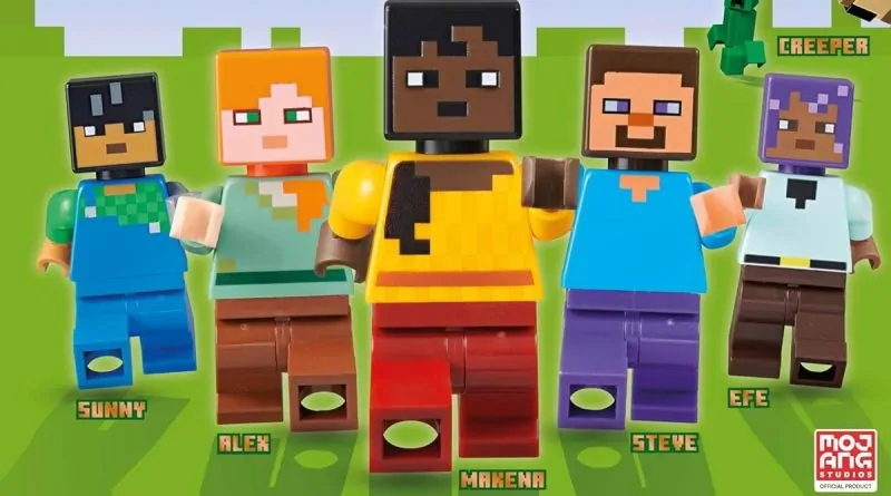 Minifigura exclusiva do Dicionário Visual LEGO Minecraft revelada