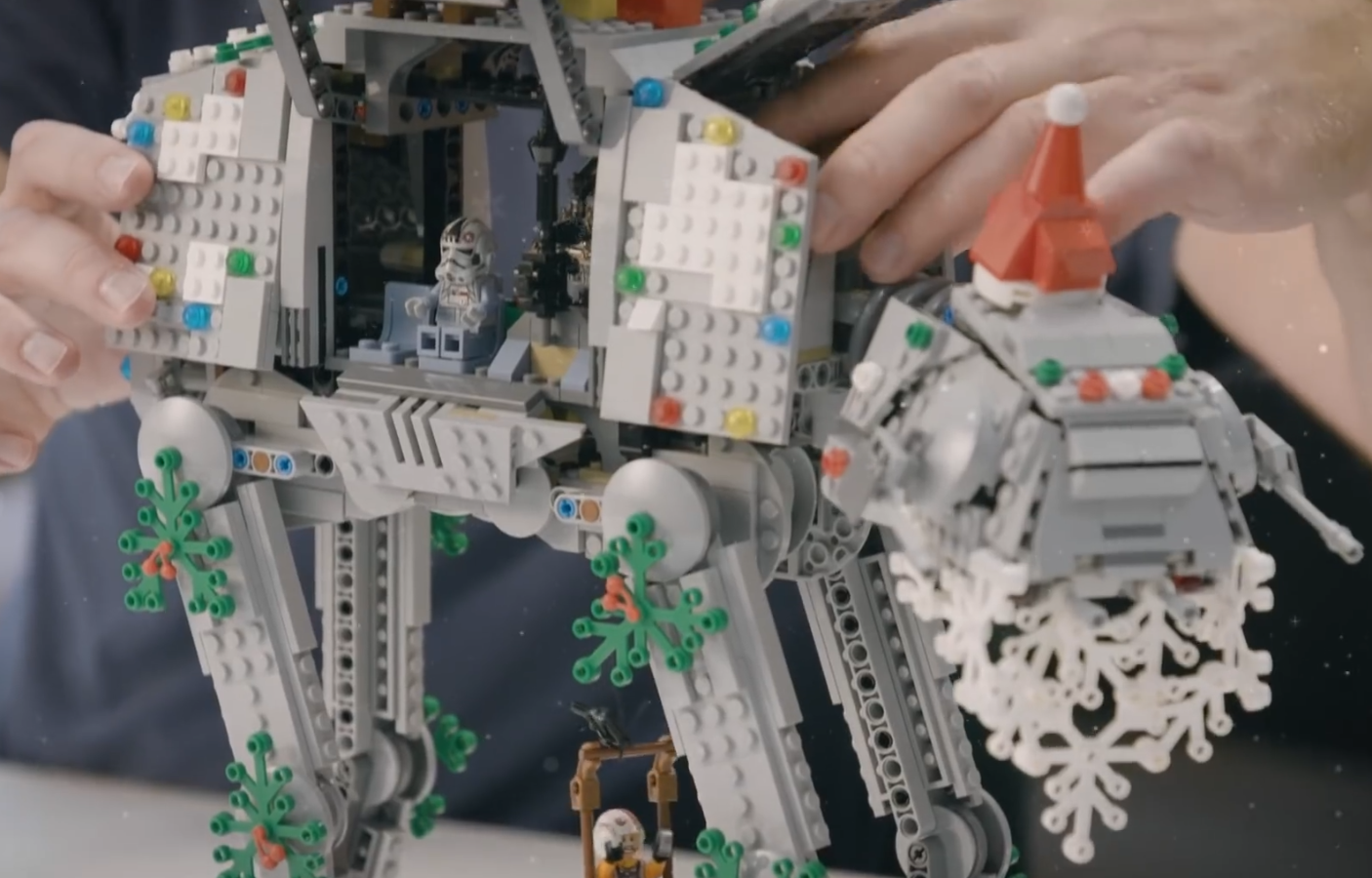 The LEGO Star Wars team have already made a holiday AT-AT