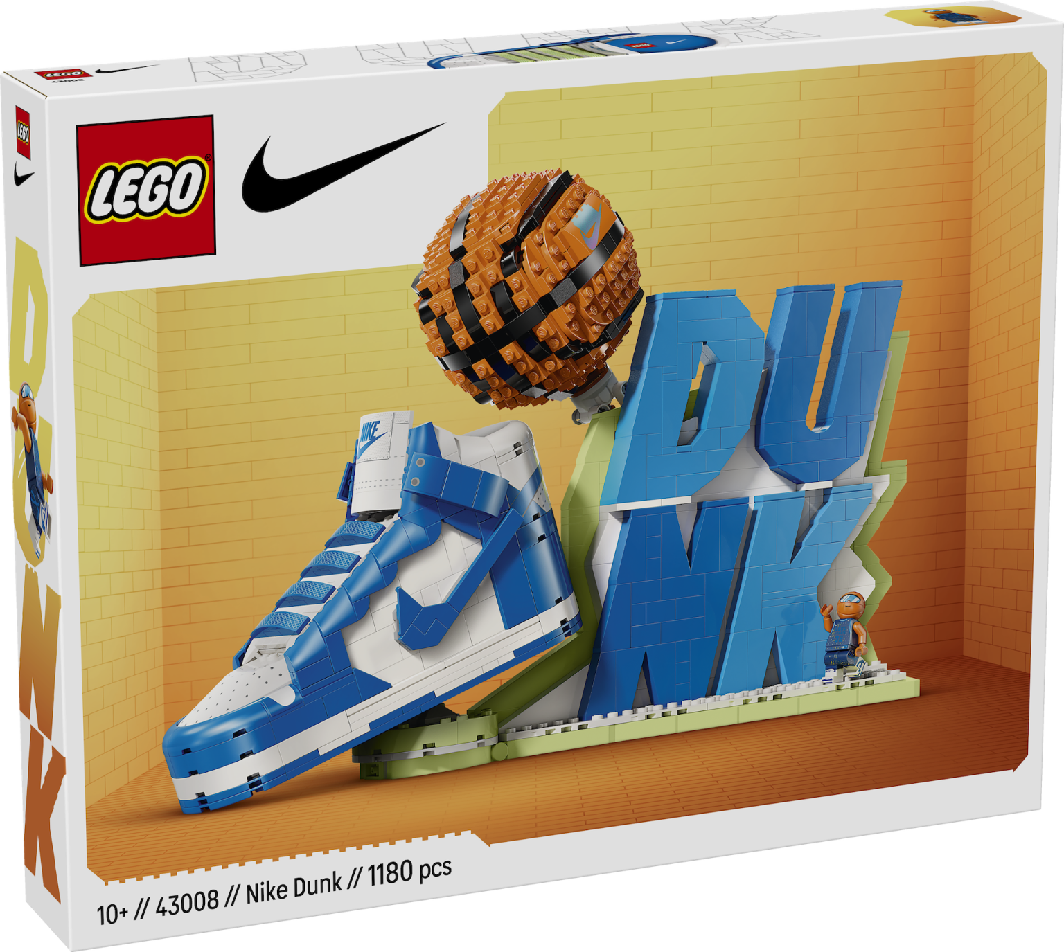 LEGO 43008 Nike Dunk buildable shoe officially revealed