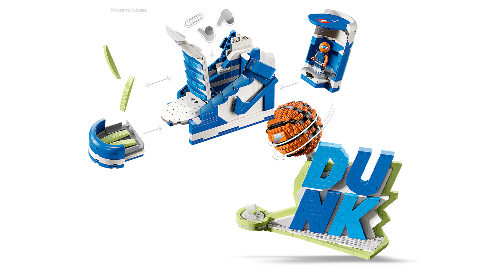 LEGO 43008 Nike Dunk buildable shoe officially revealed