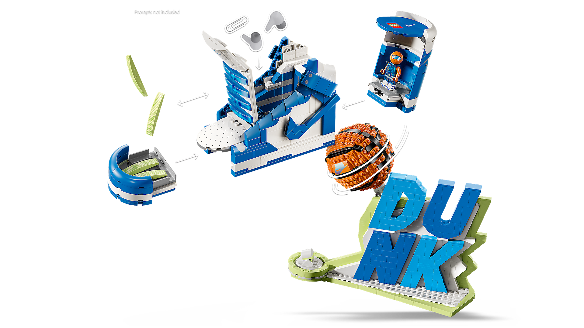 LEGO 43008 Nike Dunk buildable shoe officially revealed