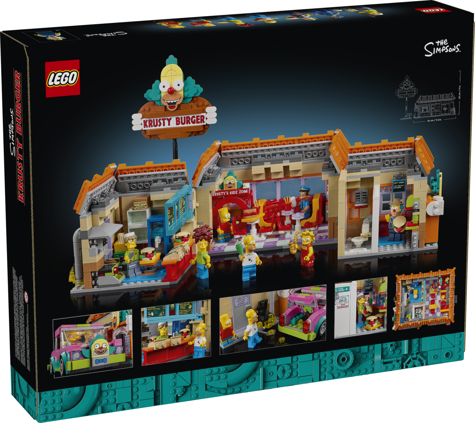 LEGO Icons 10352 The Simpsons: Krusty Burger revealed