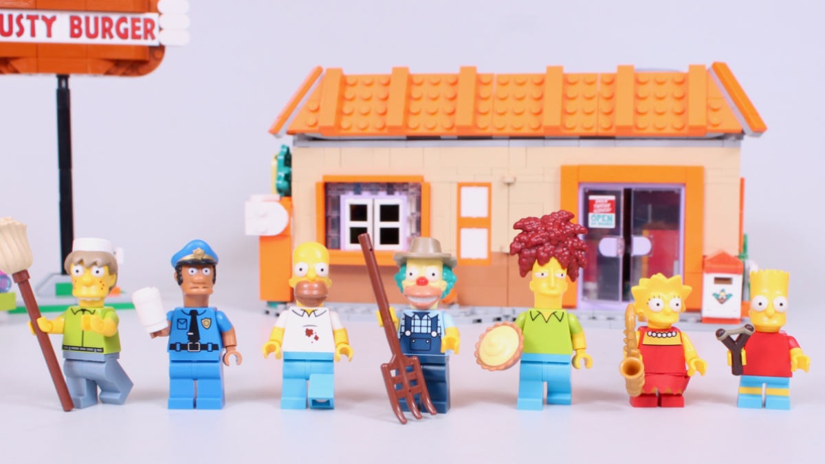 LEGO 10352 The Simpsons: Krusty Burger minifigures review