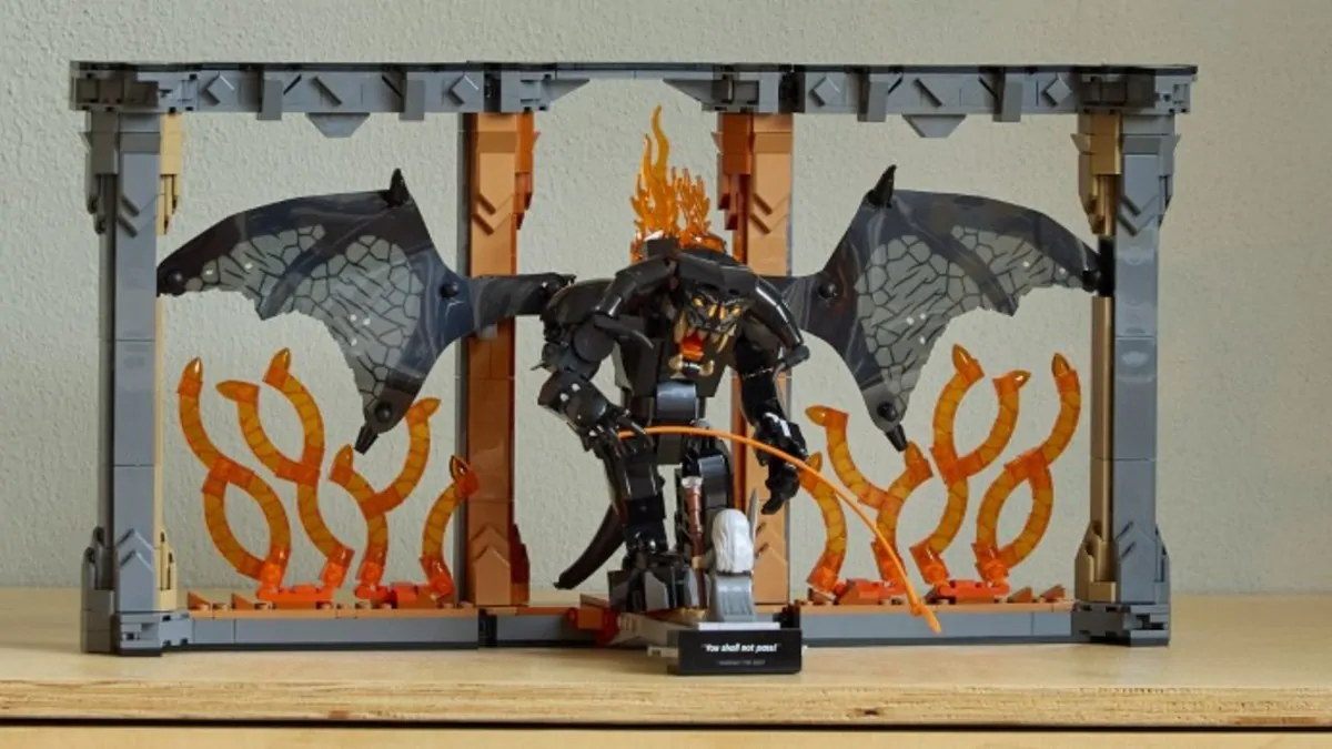 LEGO Icons 10367 The Lord of the Rings: Balrog Book Nook revealed