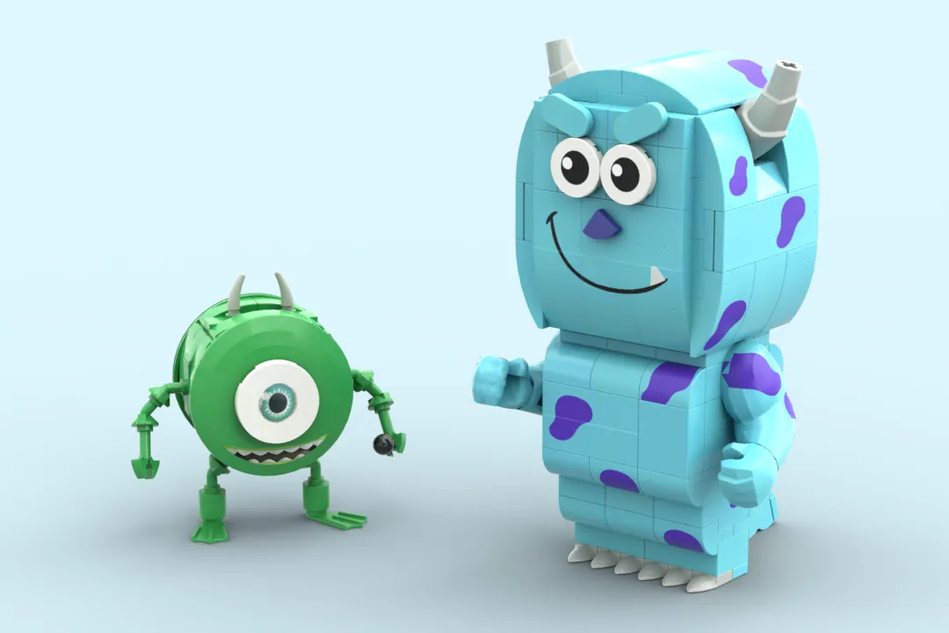 Scare up a new LEGO set with this giant Monsters, Inc. door