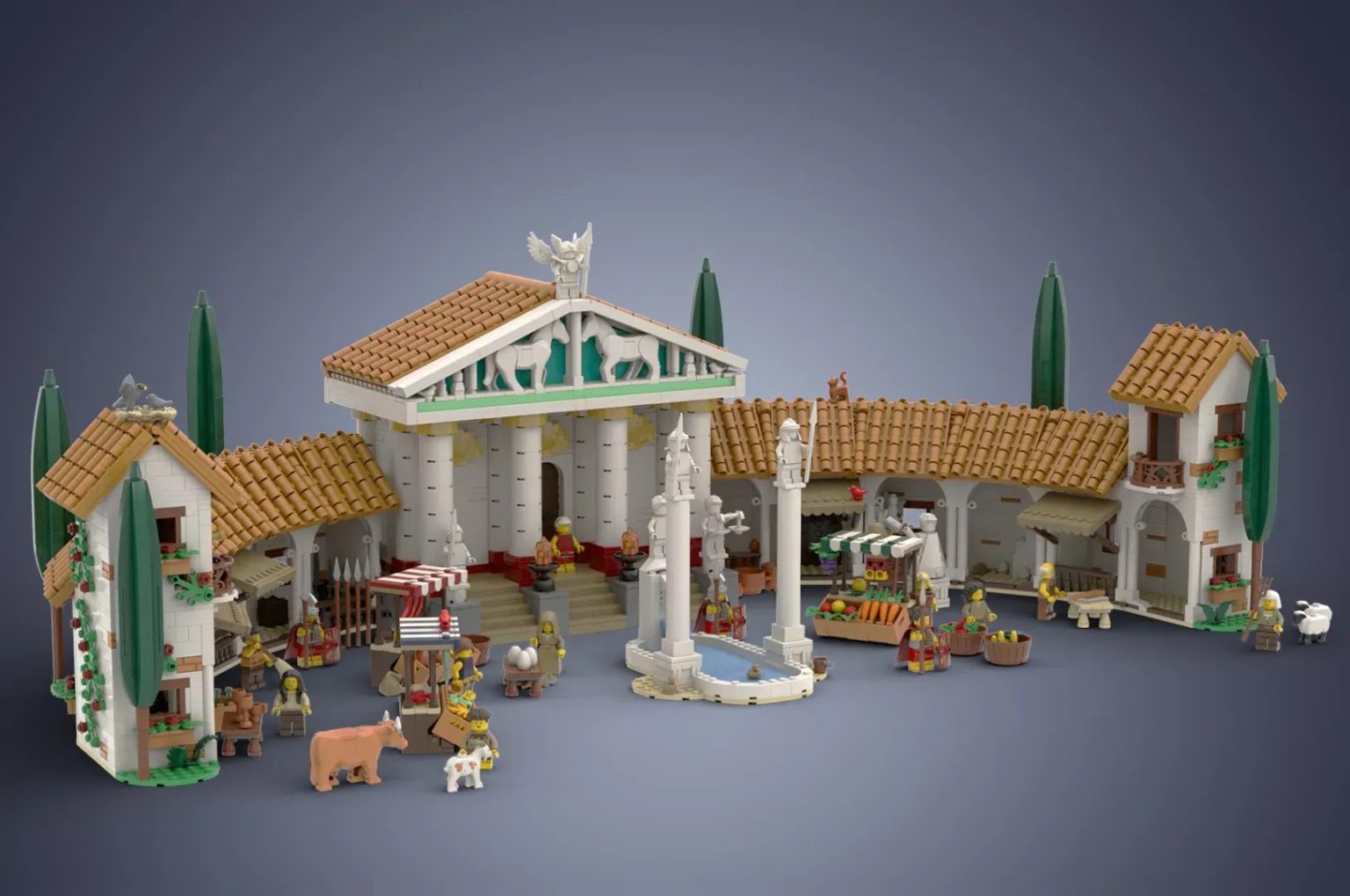 LEGO Ideas journeys to the classical past with Roman Forum