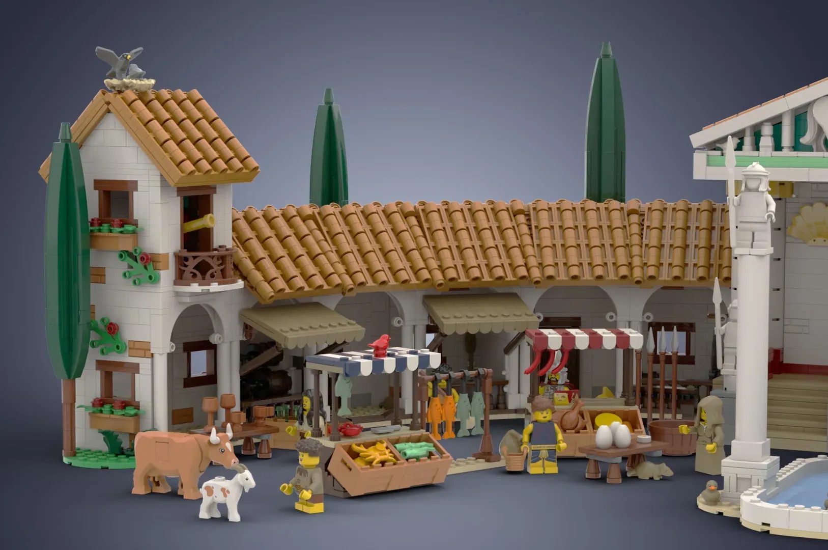 LEGO Ideas journeys to the classical past with Roman Forum