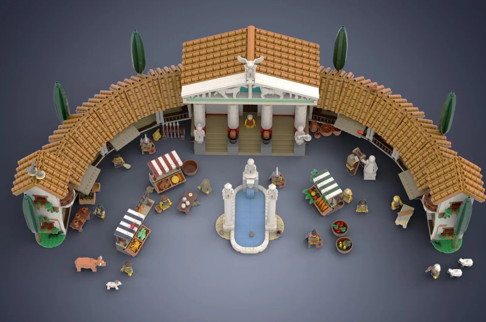 LEGO Ideas journeys to the classical past with Roman Forum