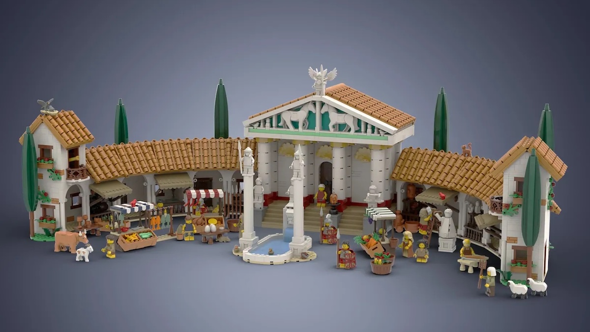 LEGO Ideas journeys to the classical past with Roman Forum