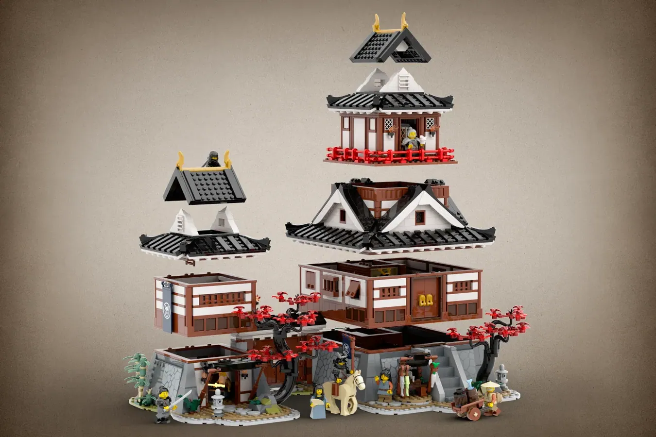 LEGO Ideas Samurai Castle gives NINJAGO some competition