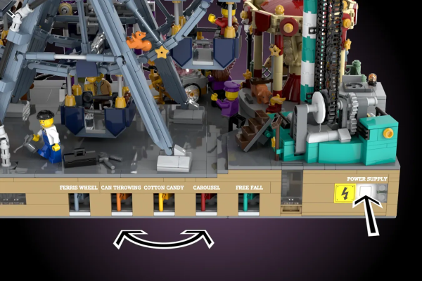 Fully-functional modular fairground has promise on LEGO Ideas