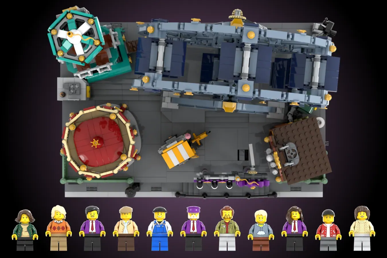 Fully-functional modular fairground has promise on LEGO Ideas