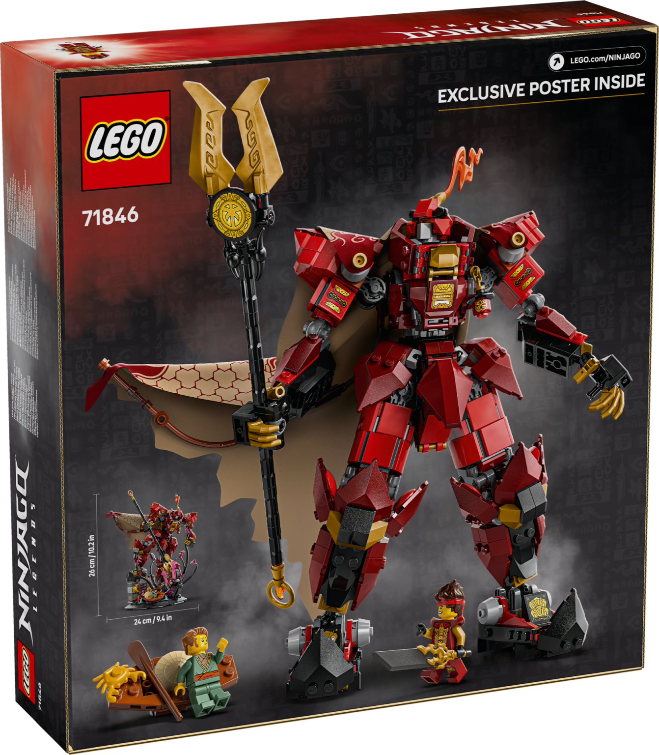 Three new LEGO NINJAGO 2025 display sets revealed