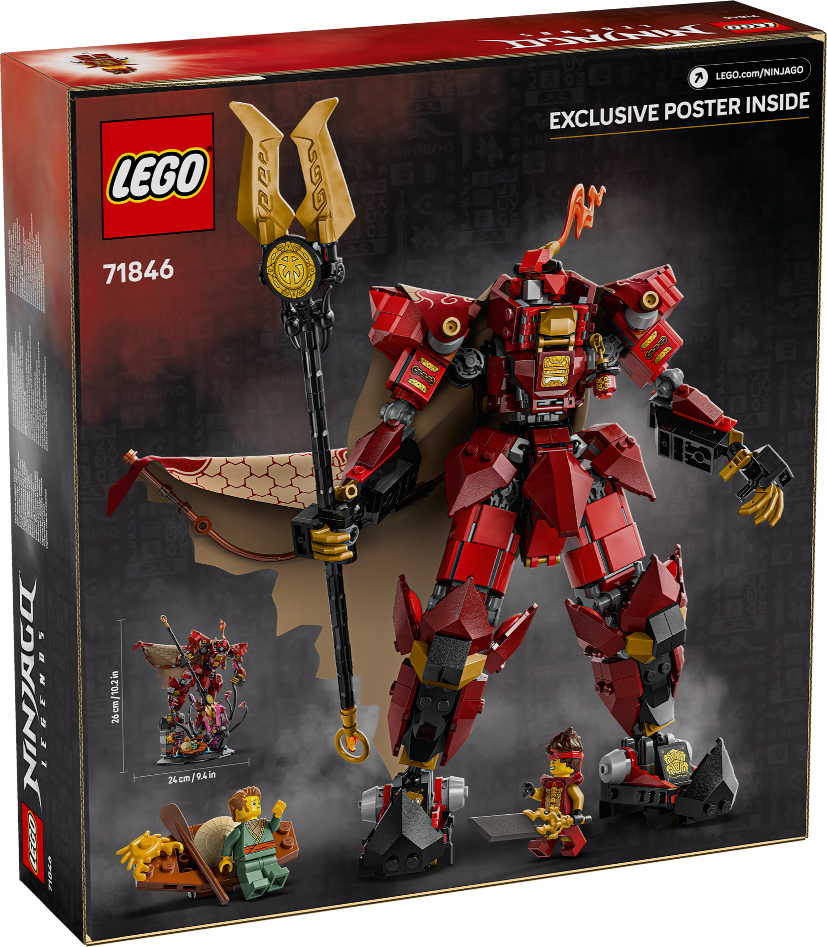 Three new LEGO NINJAGO 2025 display sets revealed
