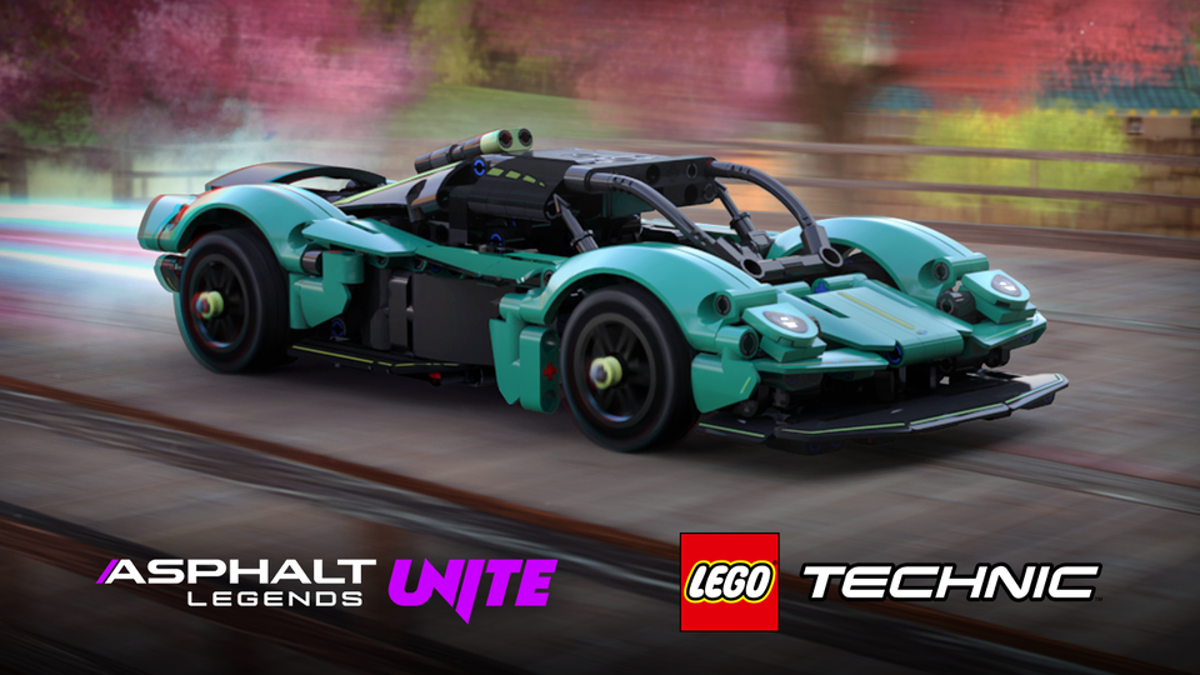 LEGO Technic cars hitting the track in Asphalt Legends Unite