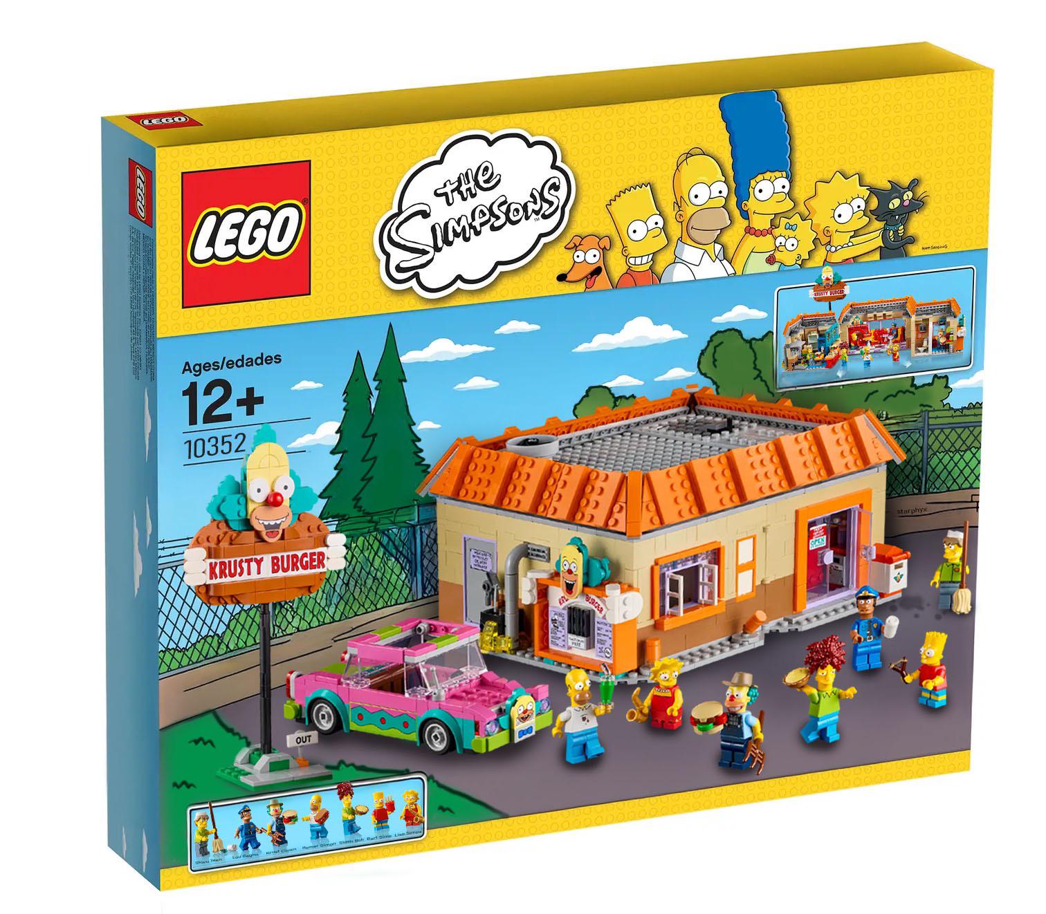 What if LEGO Krusty Burger had classic The Simpsons box art?