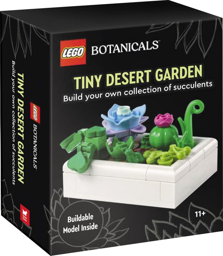 Two new tiny LEGO Botanicals builds grow from novelty books