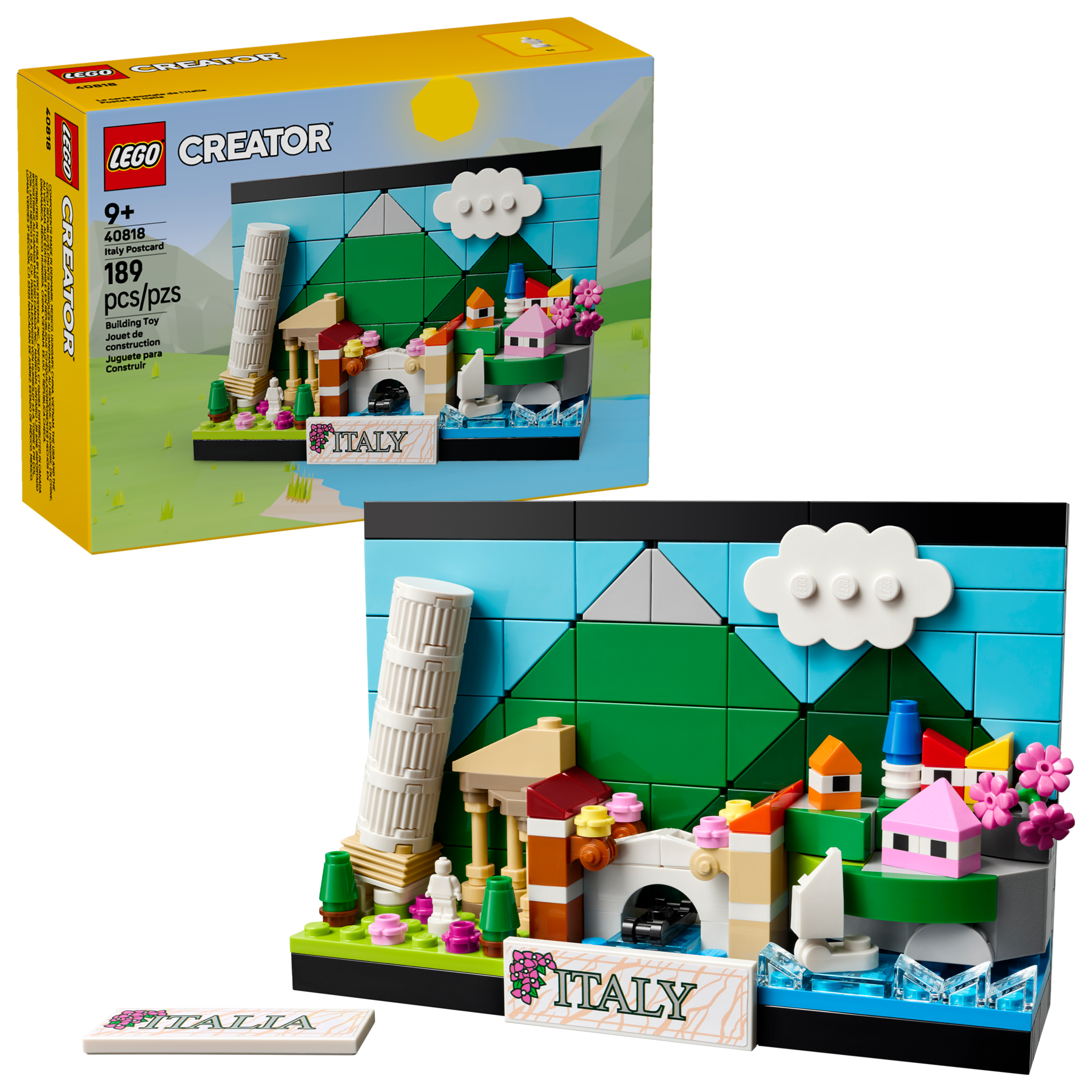 Four new exclusive LEGO sets appear, including postcard