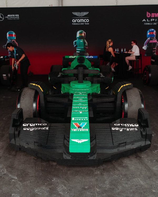 Life-sized LEGO Formula 1 sets race to Miami Grand Prix