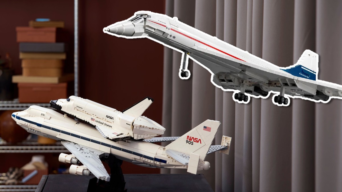 LEGO 10360 Shuttle Carrier Aircraft is inspired by 10318 Concorde