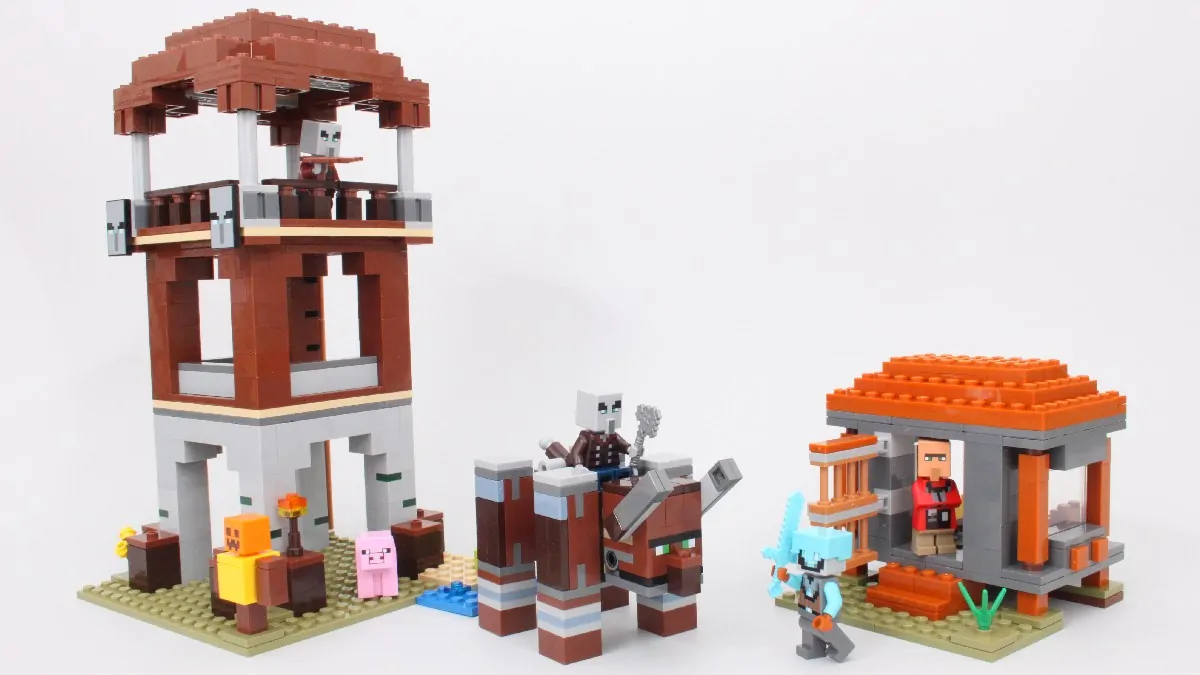 Recensione di LEGO Minecraft 21278 The Pillager Outpost e Ravager