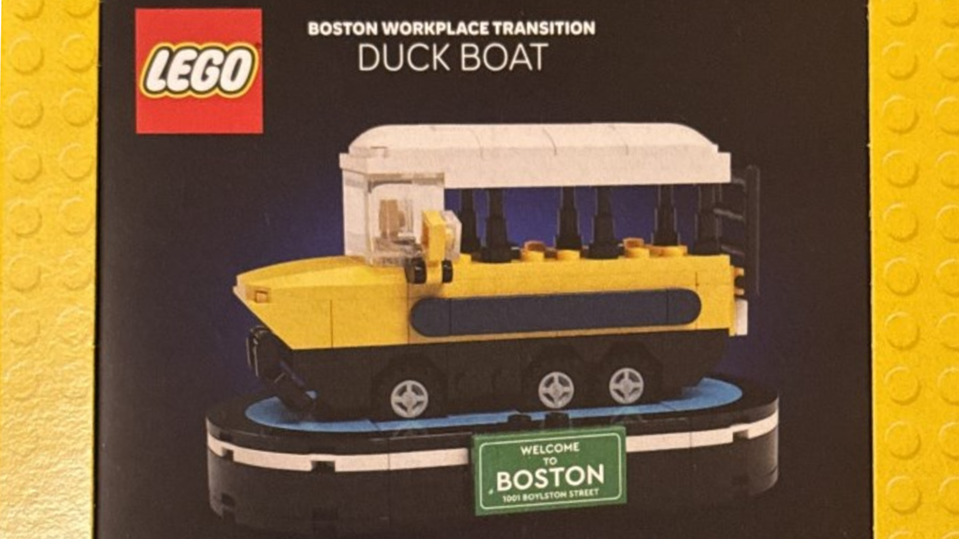 First look at LEGO Boston HQ grand opening Duck Boat