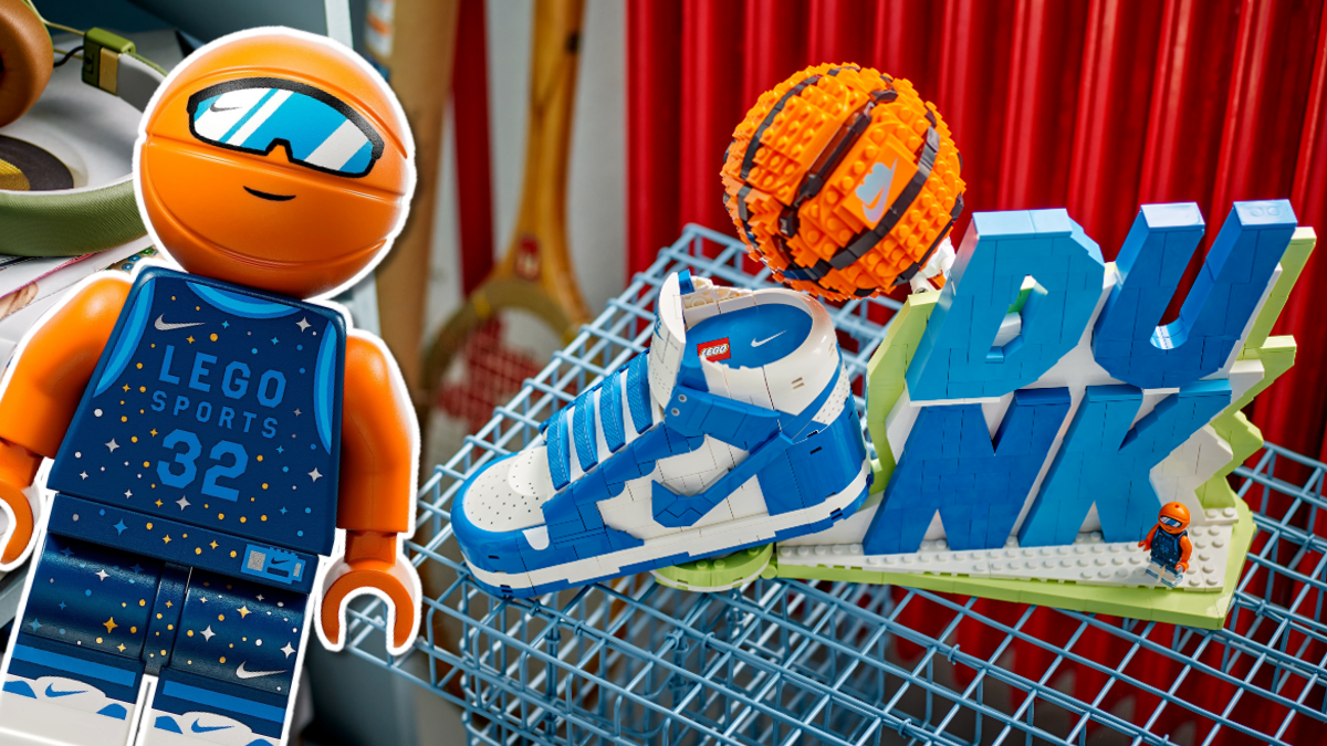 LEGO 43008 Nike Dunk juega con la historia a través de los números