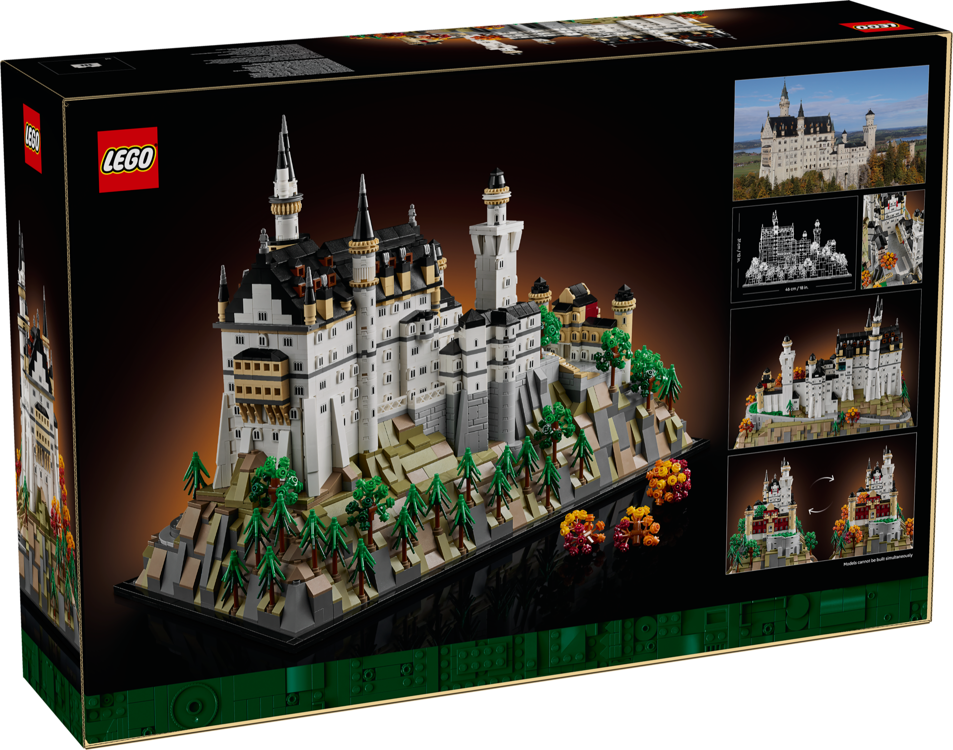 LEGO Architecture 21063 Neuschwanstein Castle revealed