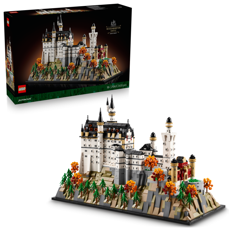 LEGO Architecture 21063 Neuschwanstein Castle revealed