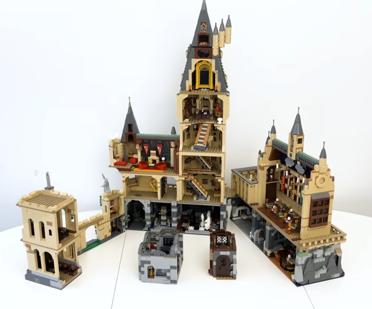 See how all LEGO Harry Potter Hogwarts Castle sets connect