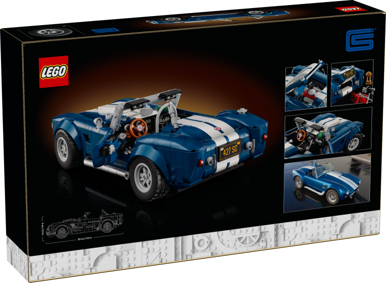 LEGO Icons 10357 Shelby Cobra 427 S/C officially revealed