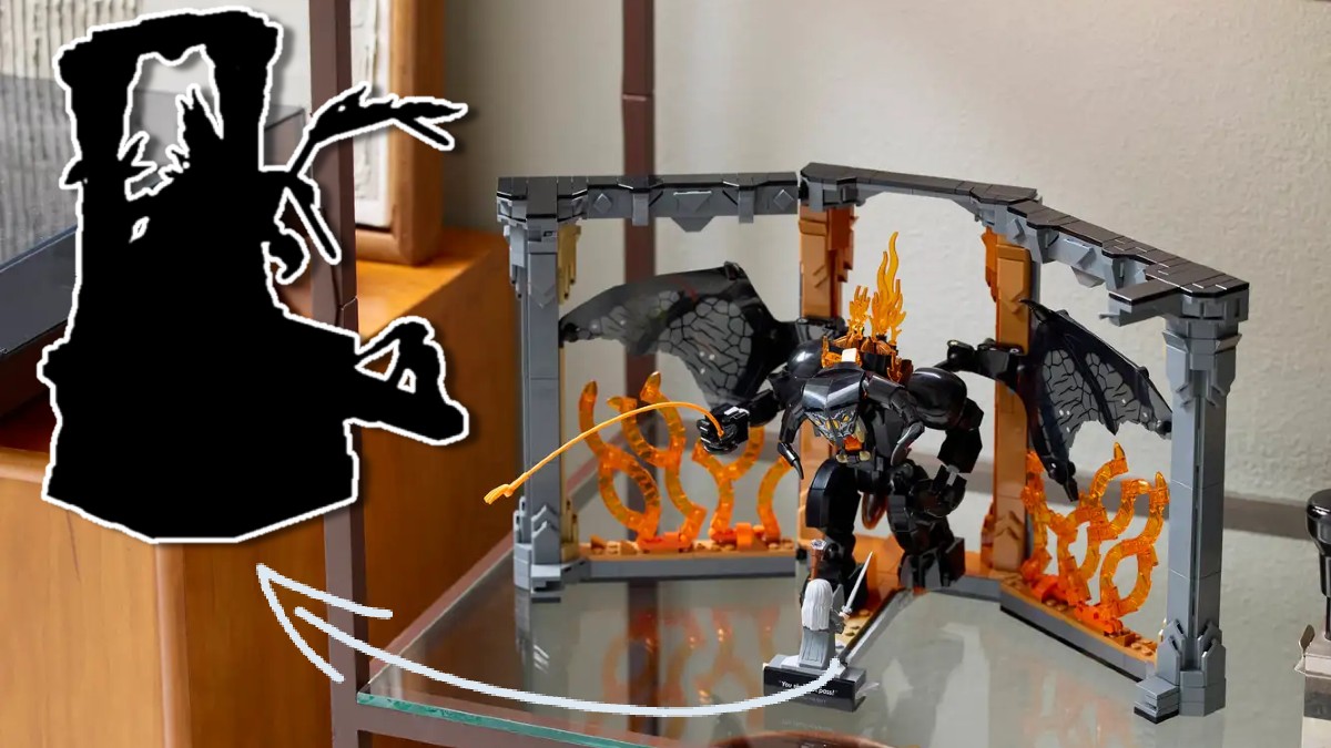 There's already a LEGO Balrog alternate build that fixes main criticism ...