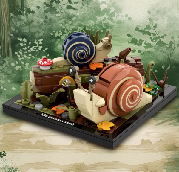 LEGO Ideas Friendly Snails remains faithful to fan design