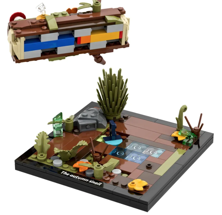 LEGO Ideas Friendly Snails remains faithful to fan design