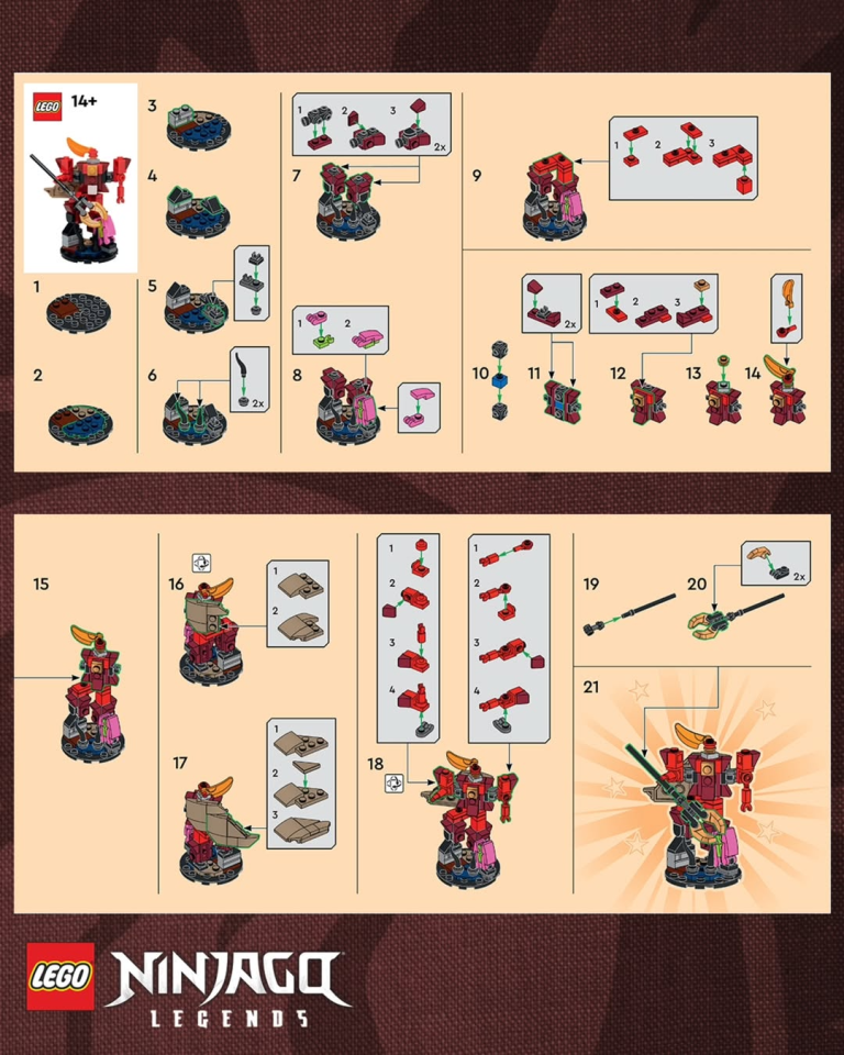 Build your own NINJAGO mini models from Brickworld Chicago