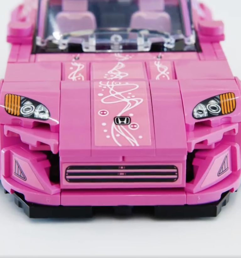 LEGO 2 Fast 2 Furious Honda S2000 inspiration on display