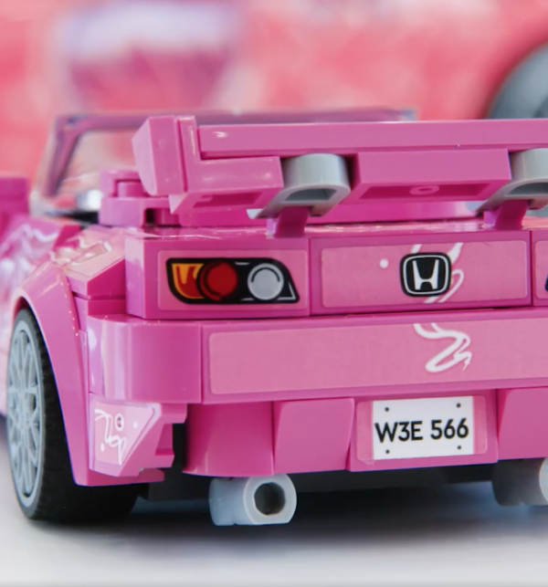 LEGO 2 Fast 2 Furious Honda S2000 inspiration on display