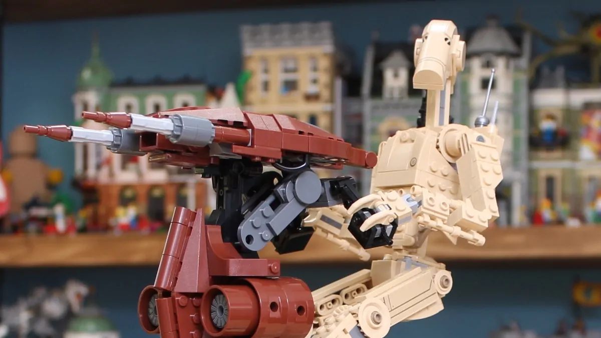 LEGO Star Wars 75428 Battle Droid with STAP review