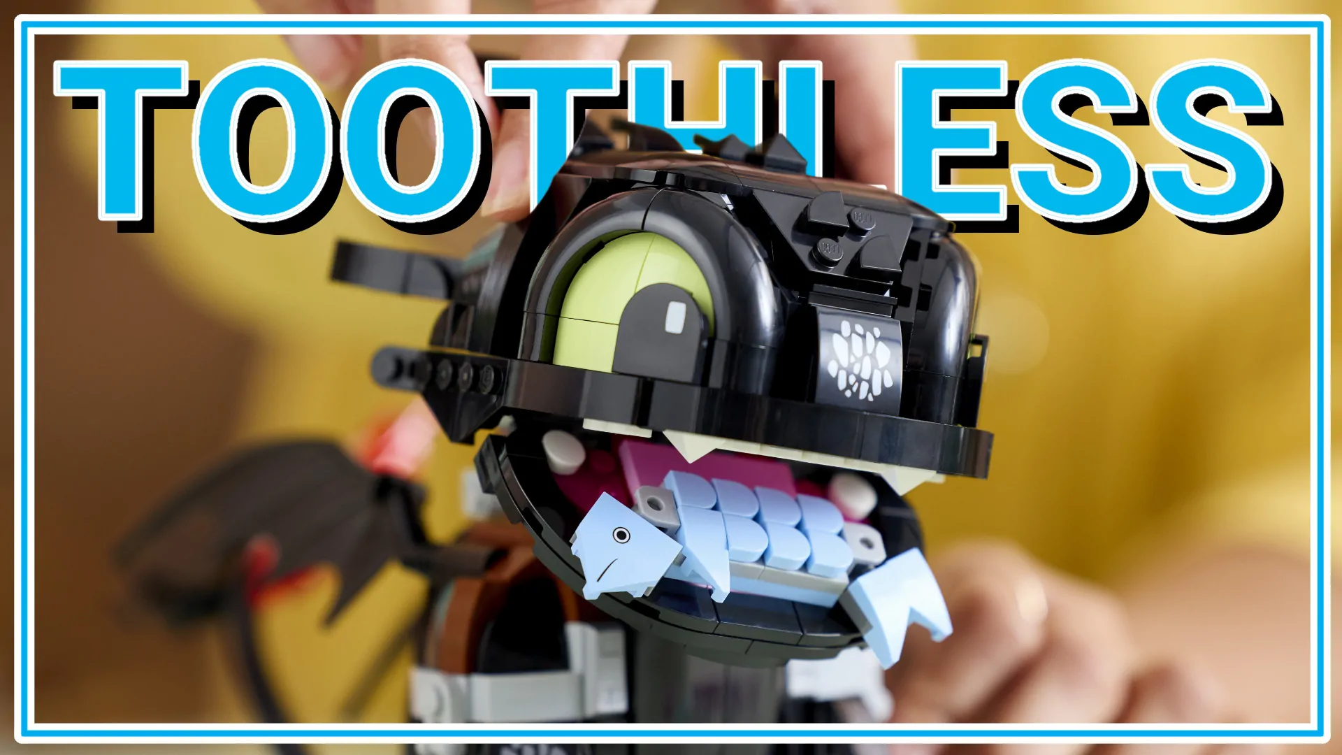 LEGO How To Train Your Dragon Toothless is stylistically...odd