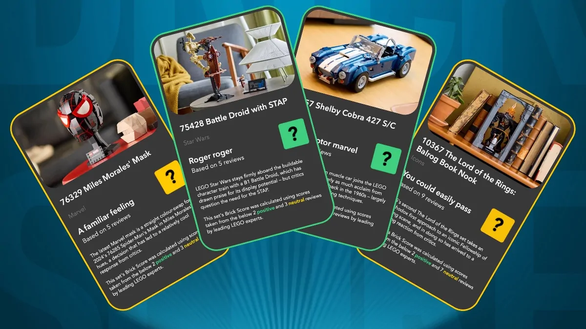 LEGO experts rate new sets on Brick Search: which is best?