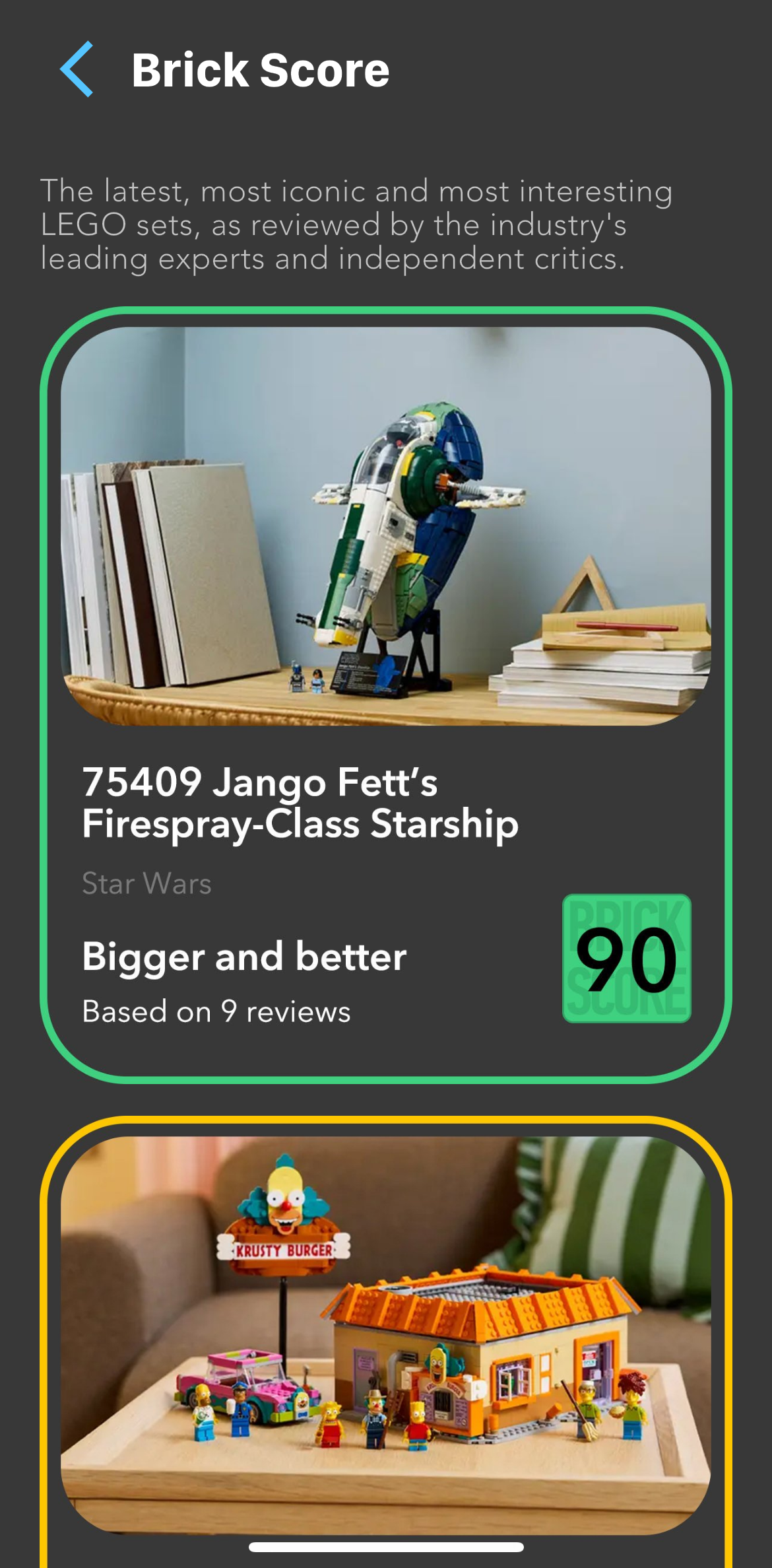 Find expert LEGO reviews all in one place with Brick Search