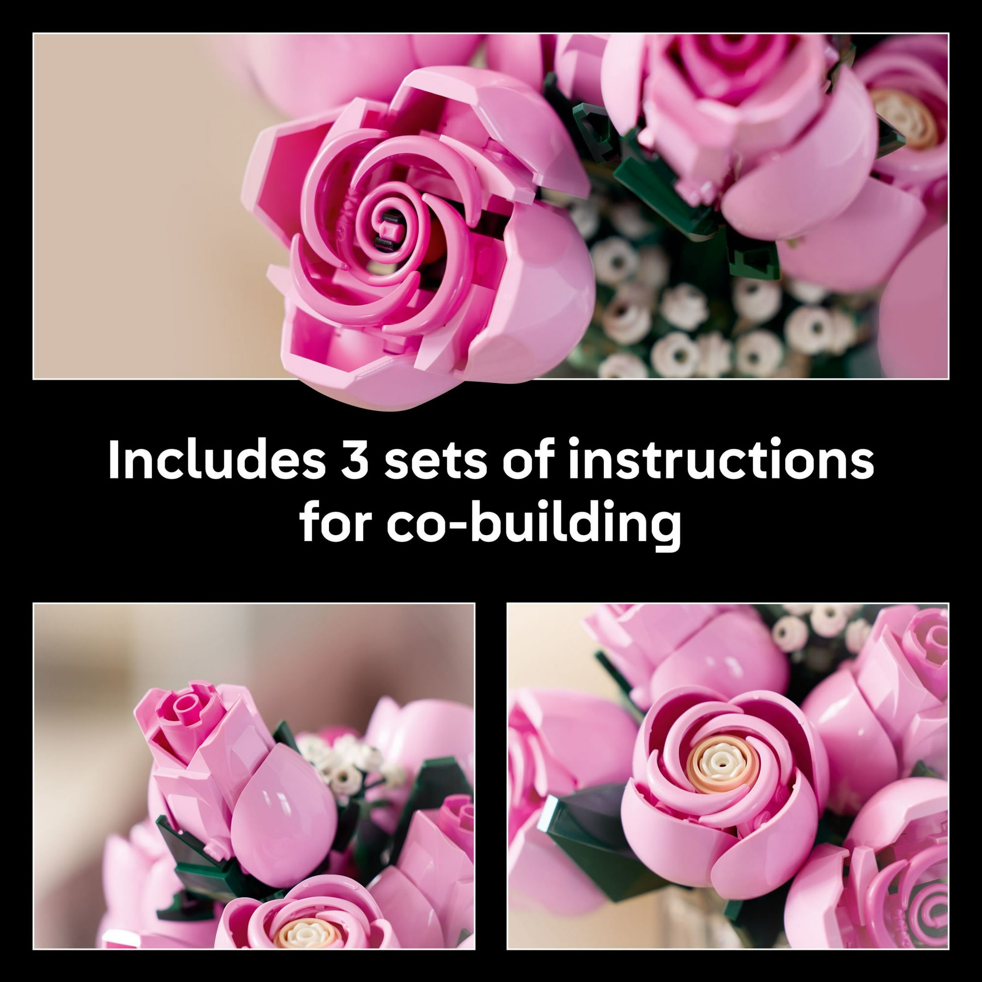 LEGO Botanicals 10374 Bouquet of Pink Roses revealed