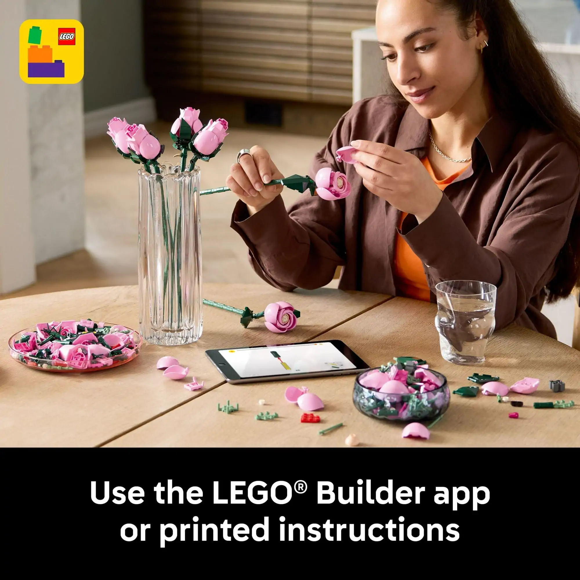 LEGO Botanicals 10374 Bouquet of Pink Roses revealed