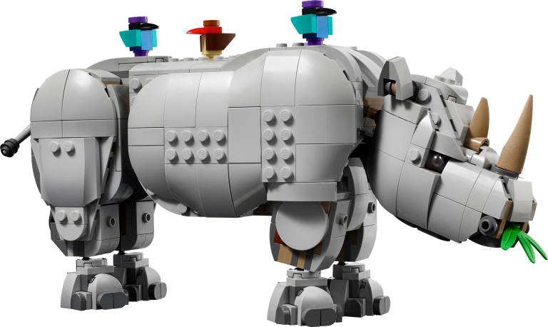 LEGO Creator 31171 Wild Animals: Majestic Rhino with Birds revealed