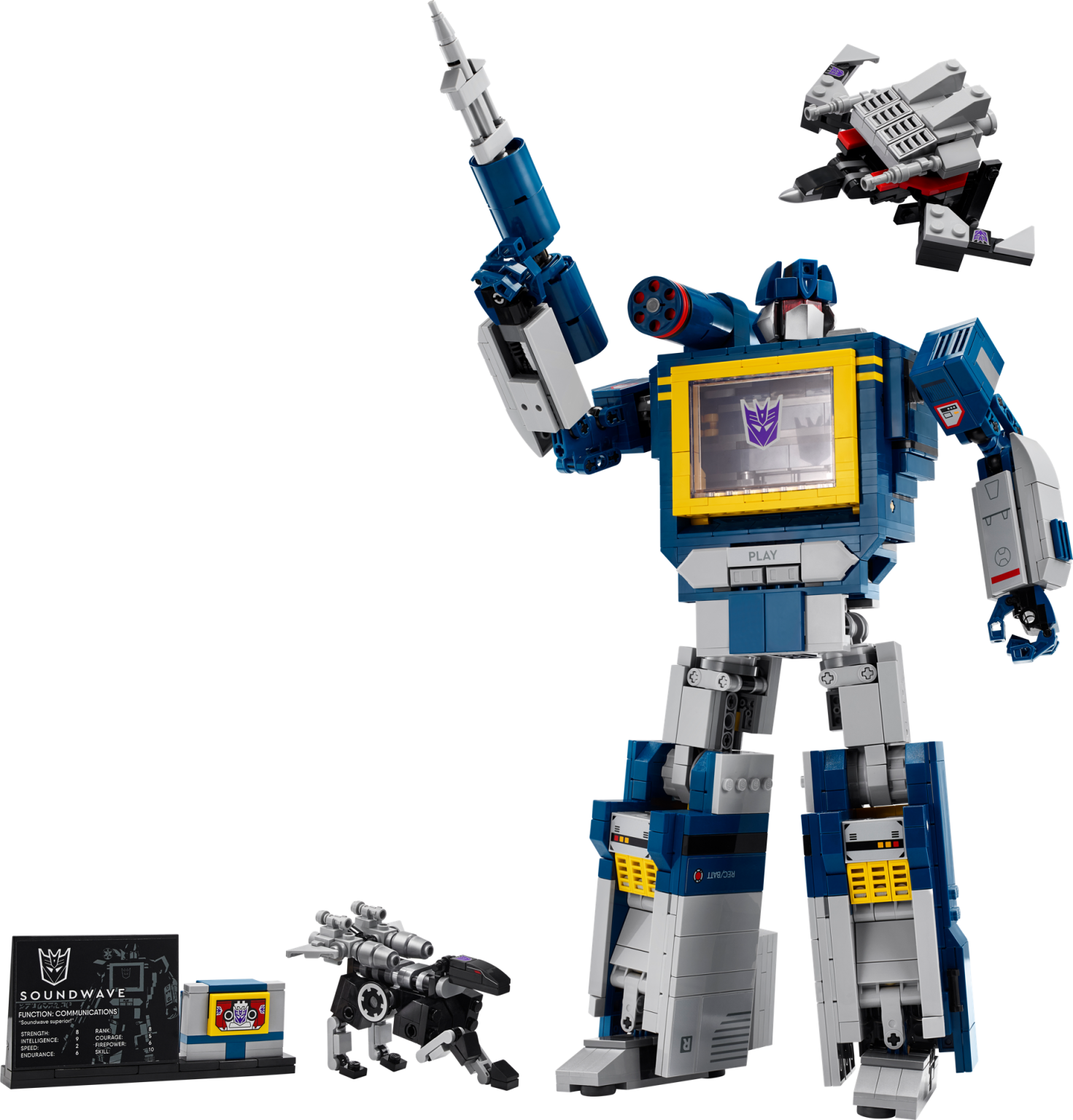 LEGO Icons 10358 Transformers: Soundwave officially unveiled