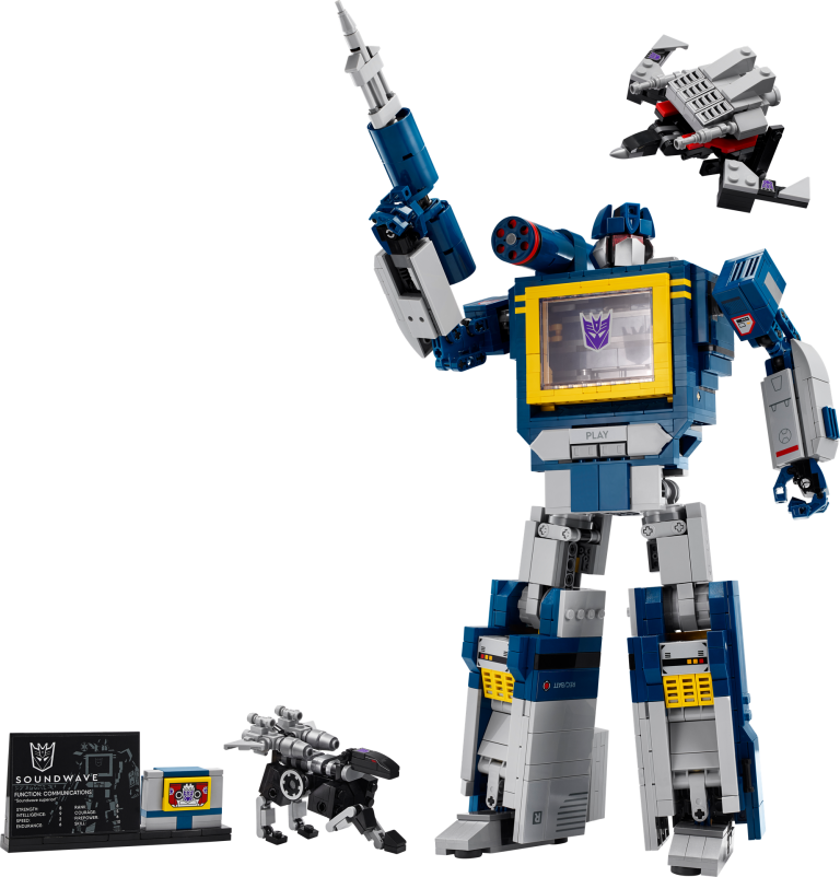 LEGO Icons 10358 Transformers: Soundwave officially unveiled