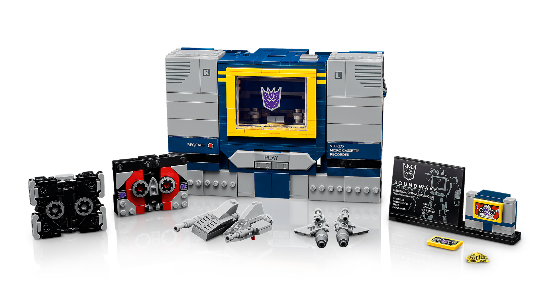 LEGO Icons 10358 Transformers: Soundwave officially unveiled
