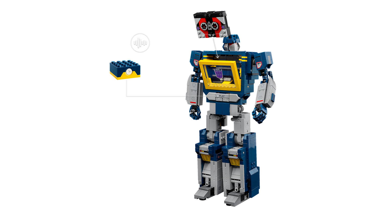 LEGO Icons 10358 Transformers: Soundwave officially unveiled