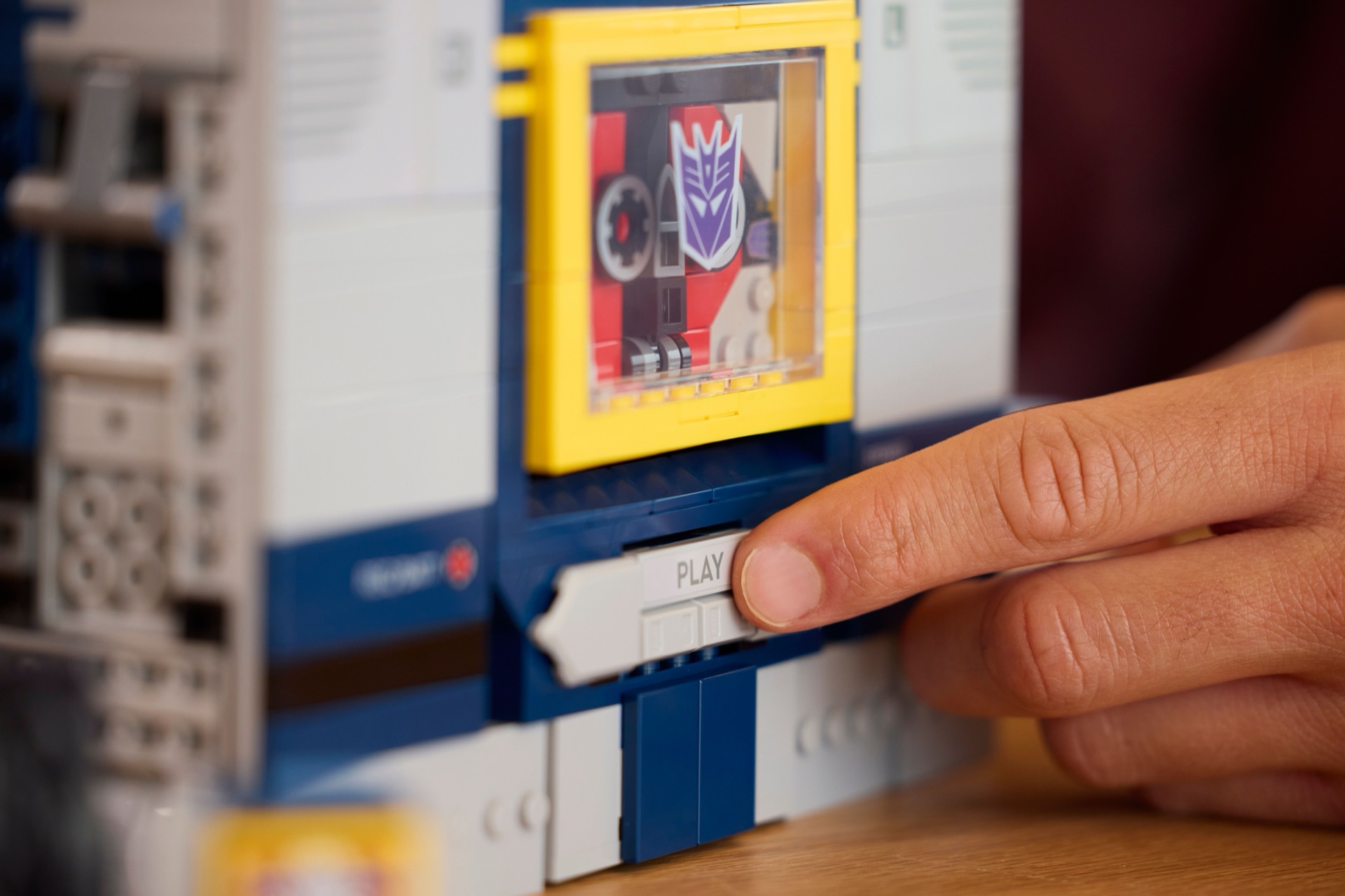 LEGO Icons Soundwave livestream reveals details and sounds