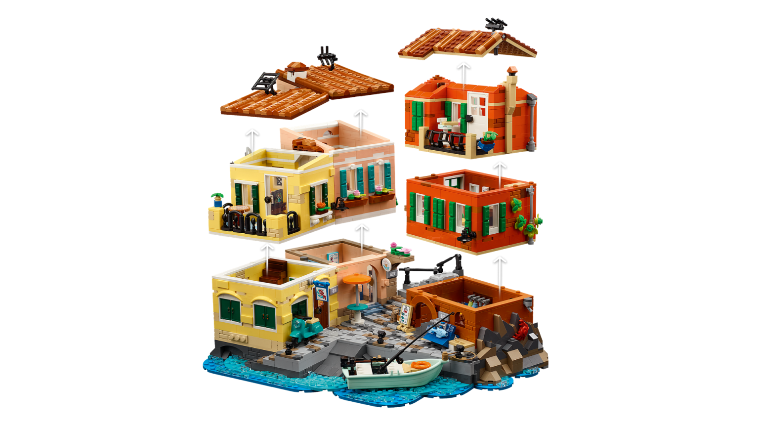 BTS of LEGO Ideas Italian Riviera: Designers explain changes